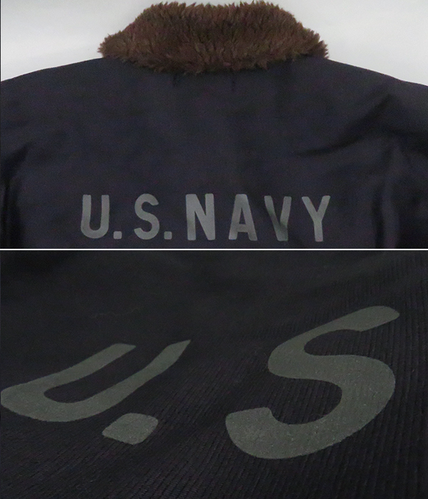 WAREHOUSE ウエアハウス 高密度ジャングルクロス|デッキジャケット『N-1 WINTER JACKET NAVY BLUE (NXss ...