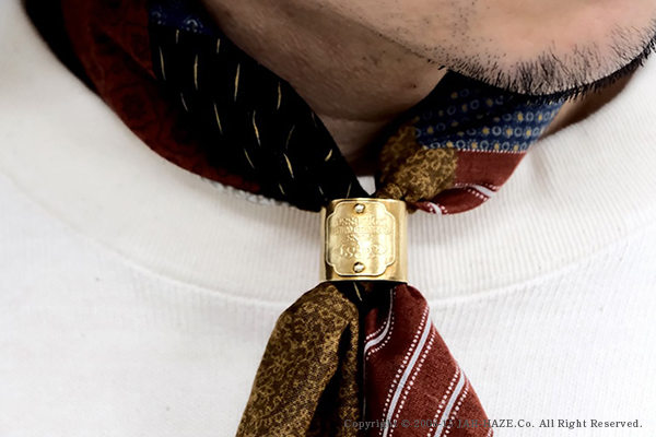 GYPSY＆SONS ジプシーアンドサンズ Made in Japan|ALAROG|真鍮|スカーフリング『SCARF RING』【アメカジ・モーターサイクル】GS2429992