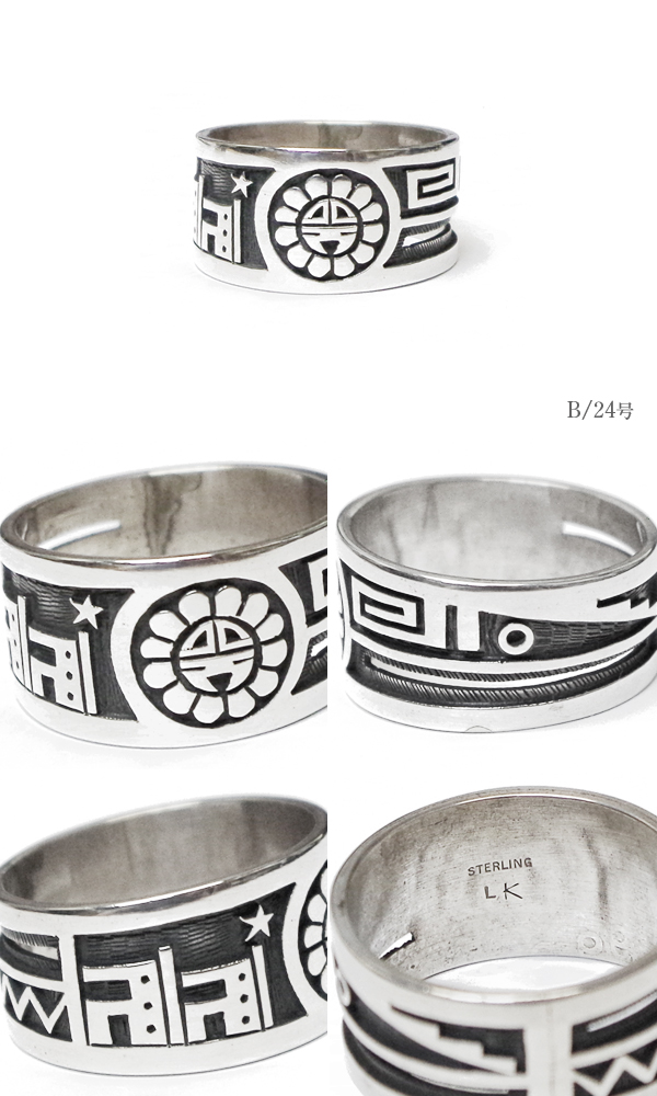 INDIAN JEWELRY ホピ族アーティストの作品『HOPI RING』【アメカジ・ネイティブ】IJ-022
