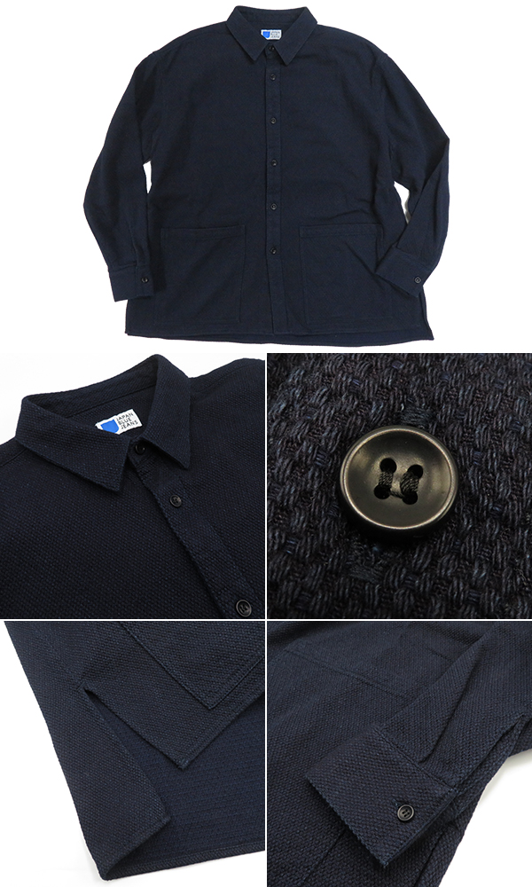 JAPAN BLUE ジャパンブルー インディゴ染色|シャツジャケット JAPAN BLUE ジャパンブルー インディゴ染色|シャツジャケット